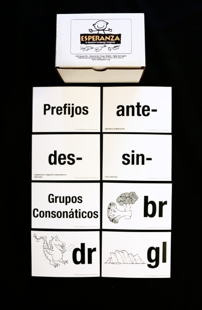 ESPERANZA READING, SPELLING & AFFIX DECK