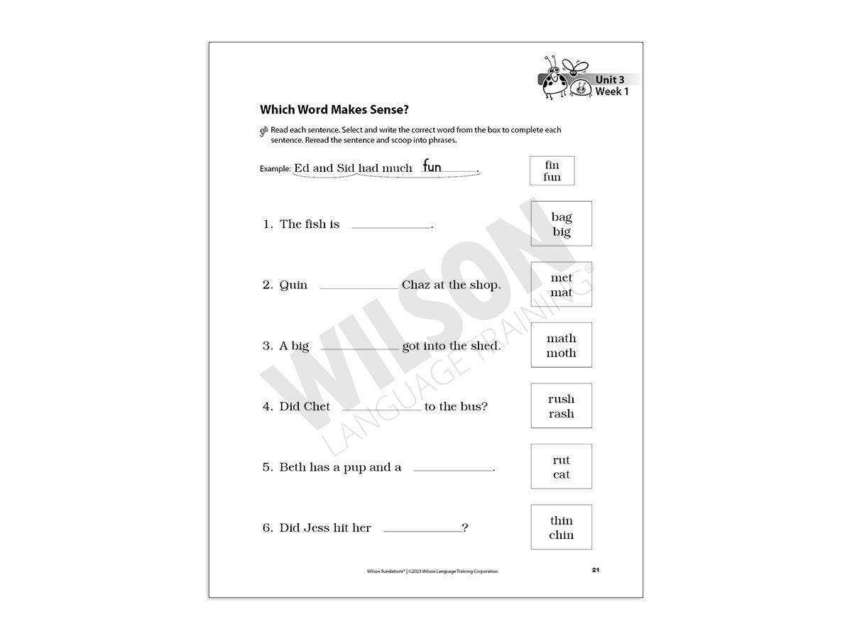 Fundations Practice Book Level 1