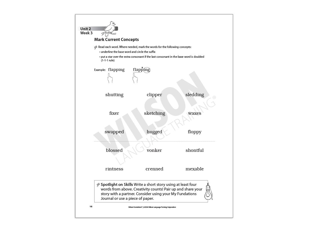 Fundations Practice Book Level 3
