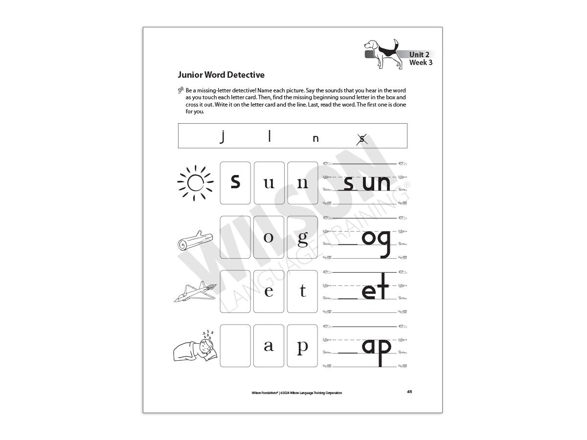 Fundations Practice Book Level K