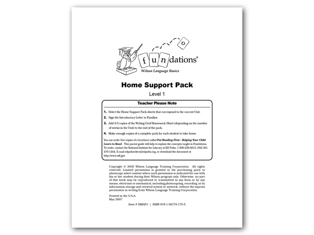 Home Support Pack 1