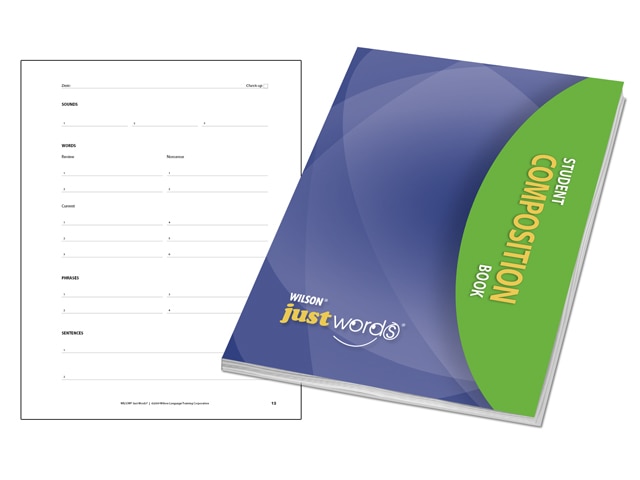 Just Words Student Composition Book